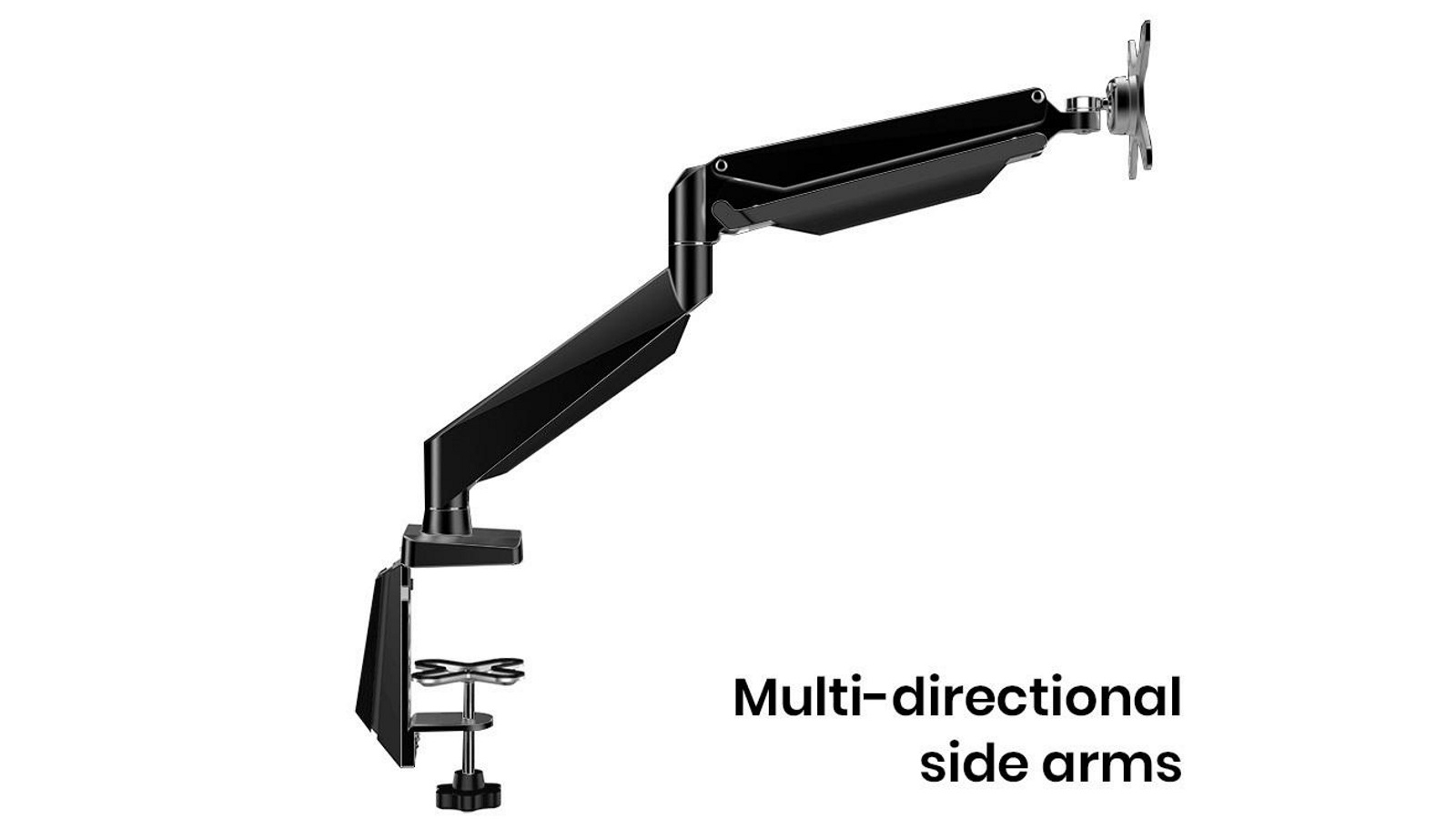 Fortia Triple Monitor Stand 3 Arm Computer Display Mount with Height ...