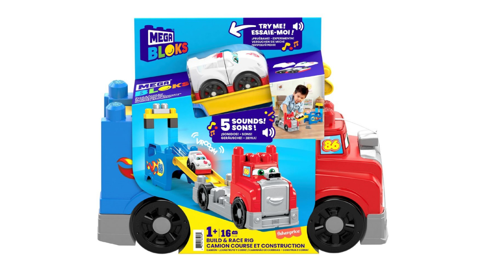 MEGA Bloks Build and Race Rig | Harvey Norman