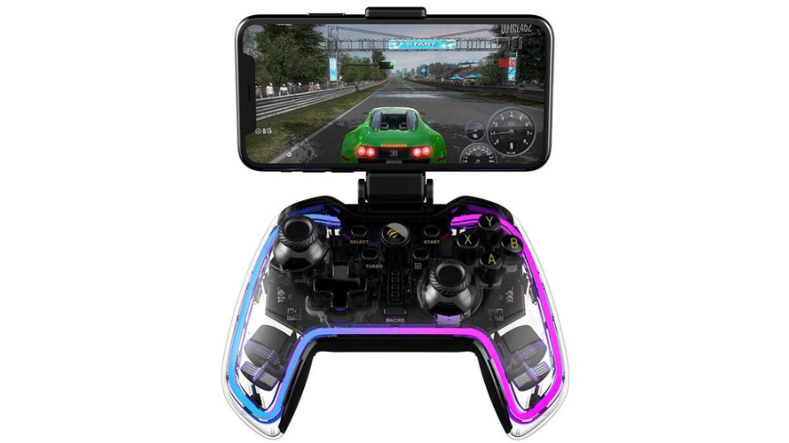 Havit RGB Bluetooth Gamepad Controller - Transparent | Harvey Norman