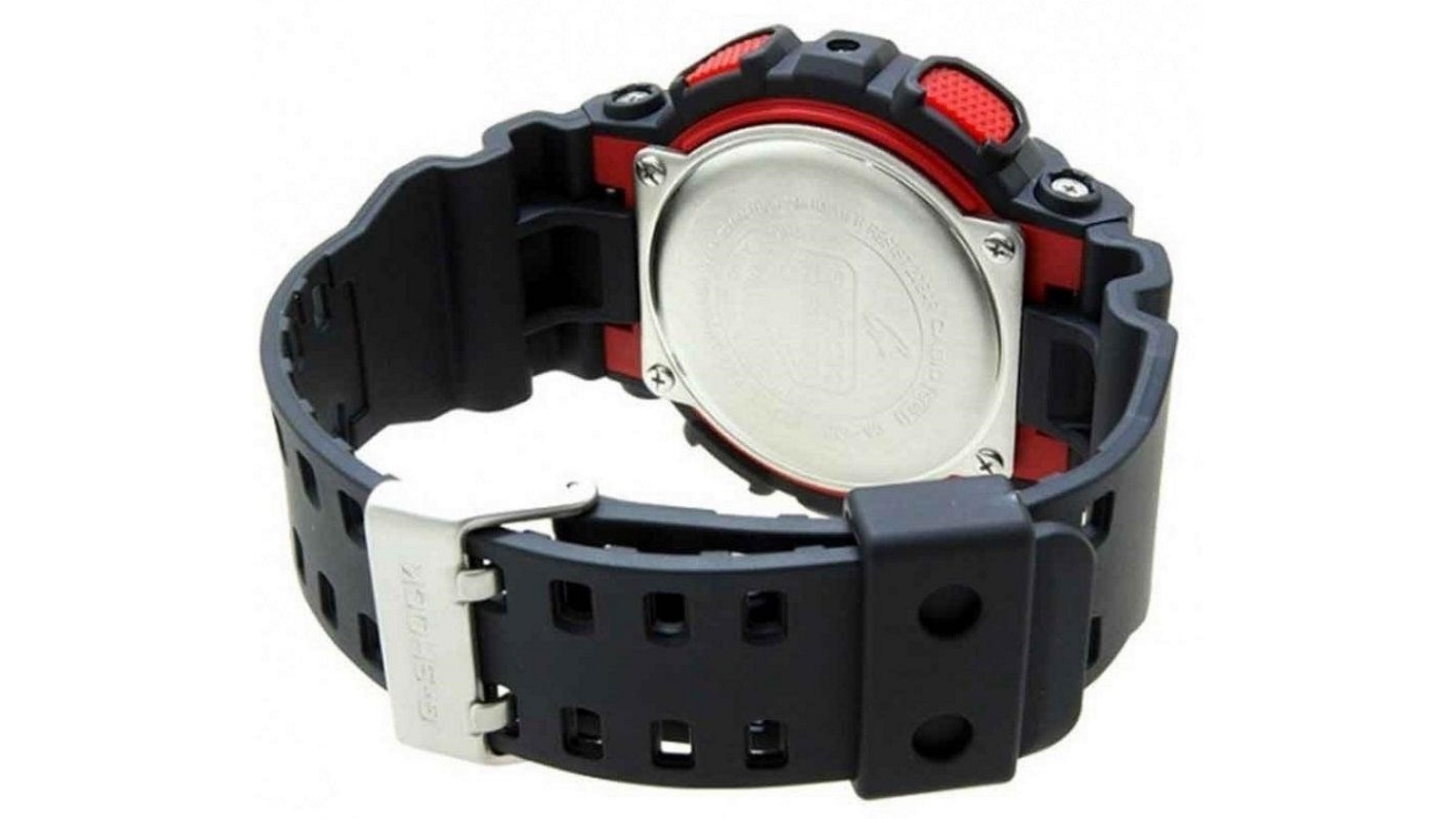Casio G-Shock GA-100-1A4 Black & Red Men's 200m Digital-Analog Sports ...