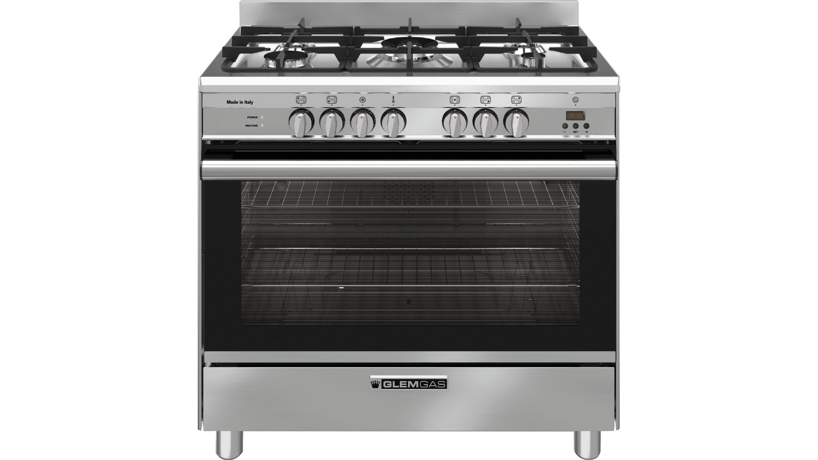 Glem Gas 90cm Multi-Functional Electric Oven - Stainless Steel | Harvey ...