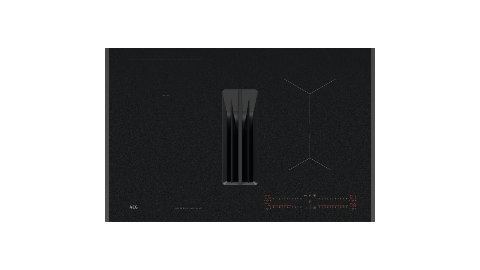AEG 80cm 6000 Series 4 Zone Induction Cooktop - Matte Black | Harvey Norman