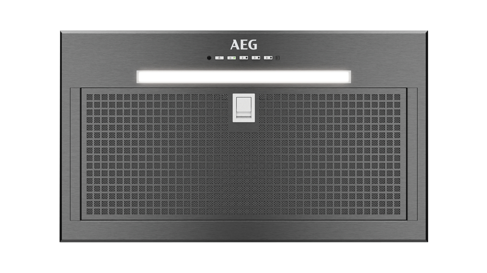 AEG 52cm Integrated Rangehood with LED Strip Lighting - Dark Stainless ...