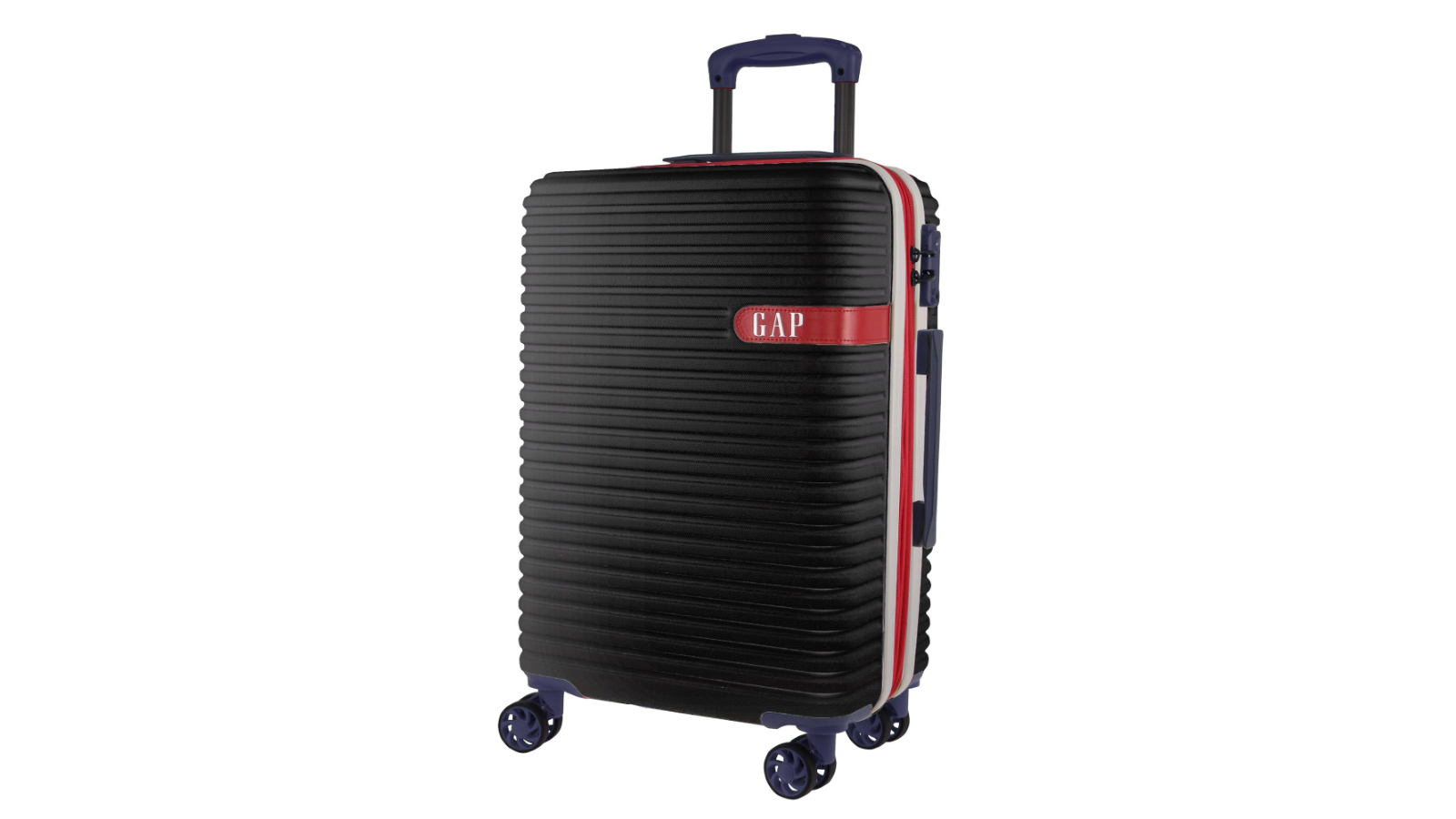 Gap 56cm Hard Shell 4-Wheel Cabin Suitcase - Black | Harvey Norman