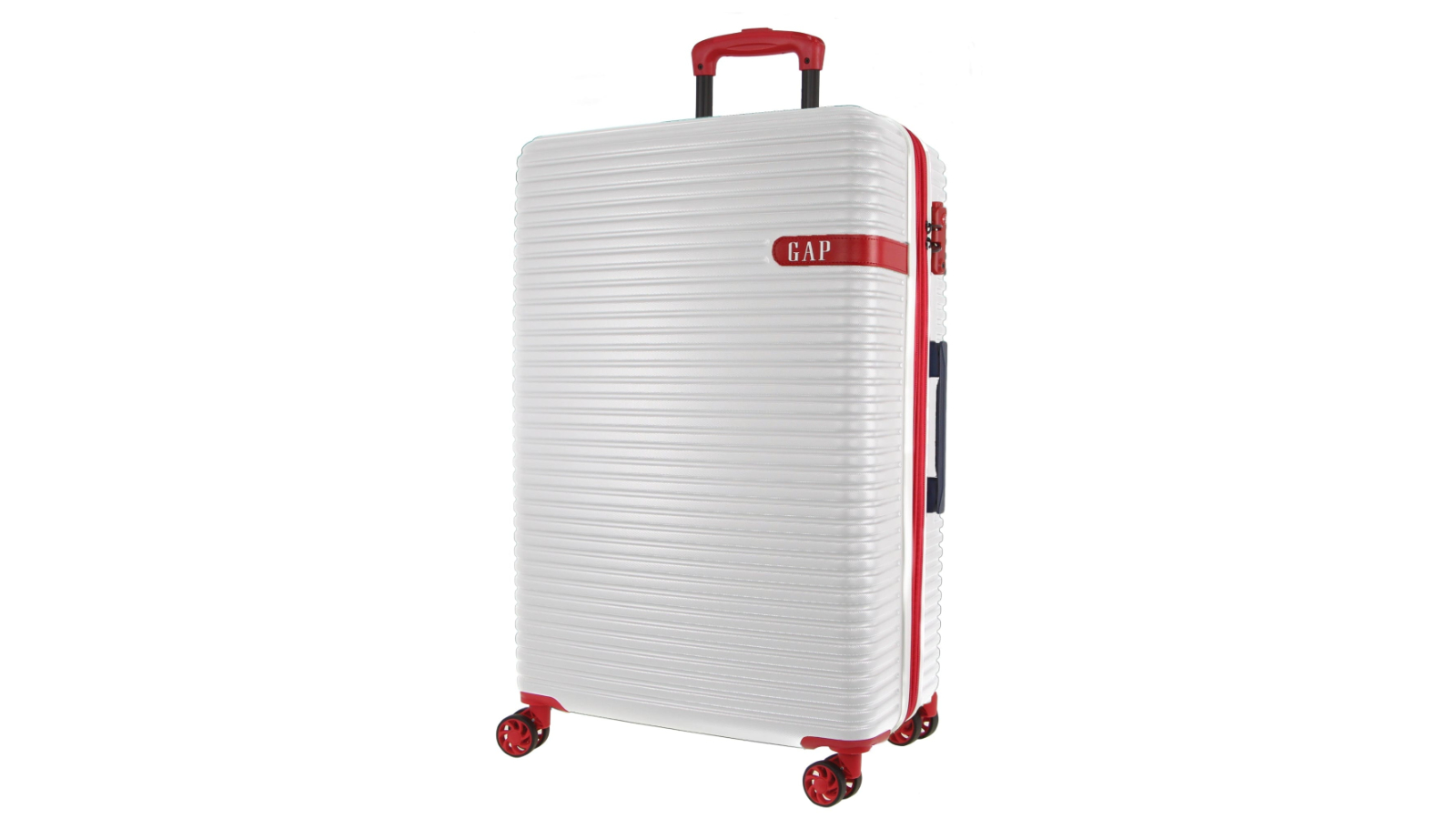 Gap 76cm Hard Shell 4-Wheel Suitcase - White | Harvey Norman