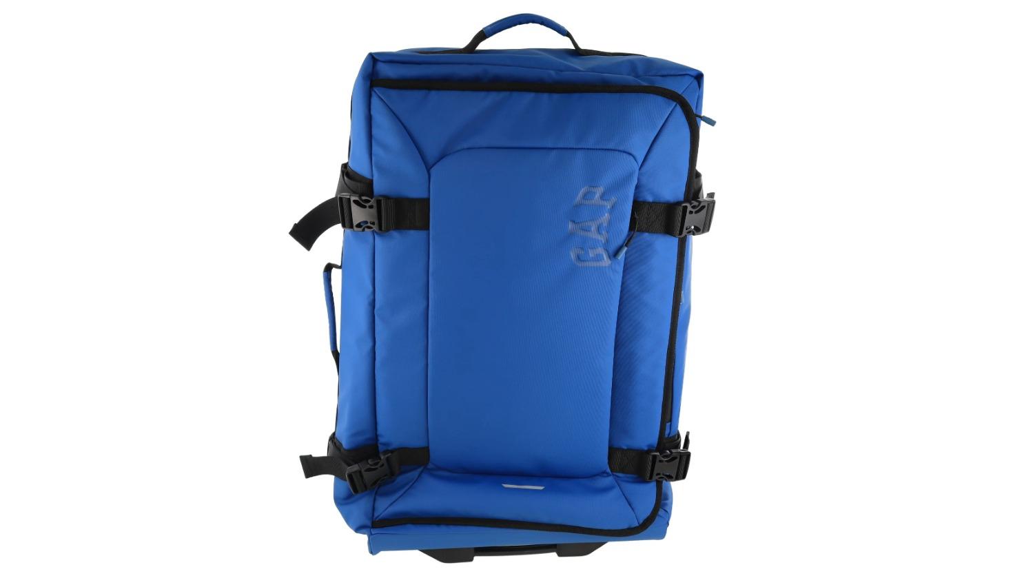 GAP 62cm Medium Soft Shell Suitcase - Blue | Harvey Norman