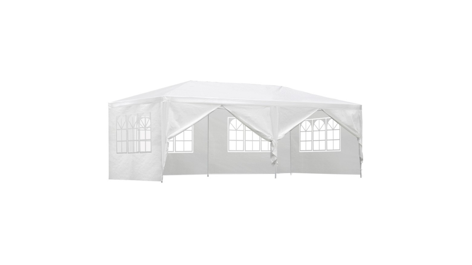 Instahut White Outdoor Gazebo Marquee Wedding Party Camping Tent - 3 x ...