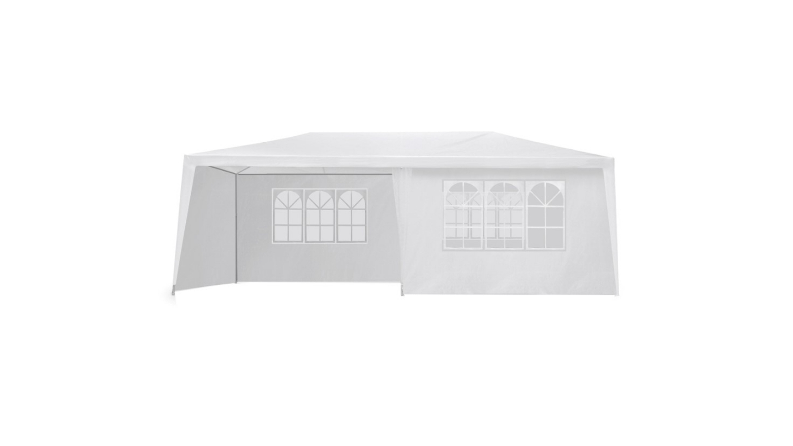 Instahut White Outdoor Gazebo Marquee Wedding Party Camping Tent - 3 x ...