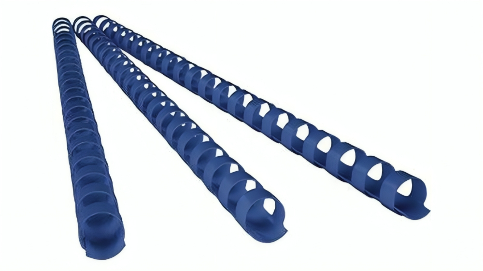 GBC Pack of 100 Round 21 Loop A4 Blue Plastic Binding Comb - 1cm ...
