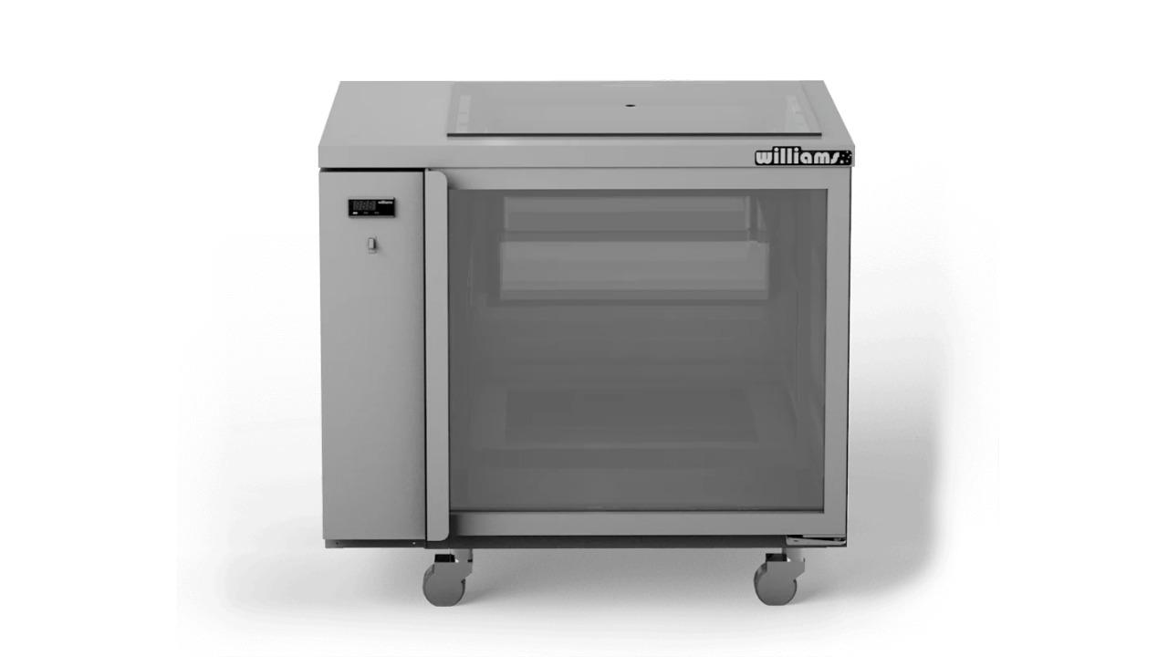 Williams Glass Door Remote Chiller with 2-Shelves | Harvey Norman