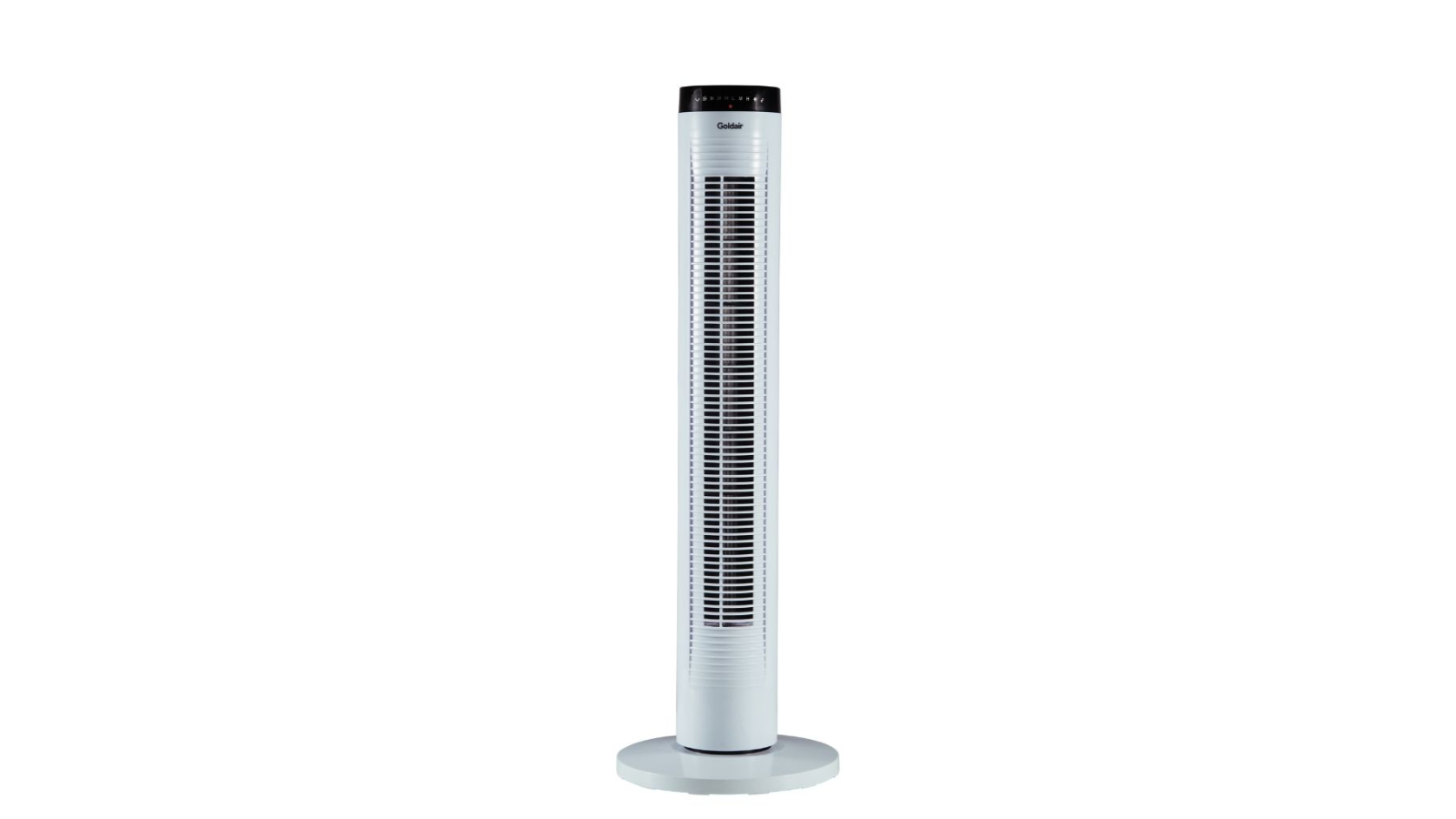 Goldair 81cm Tower Fan with Remote - White | Harvey Norman