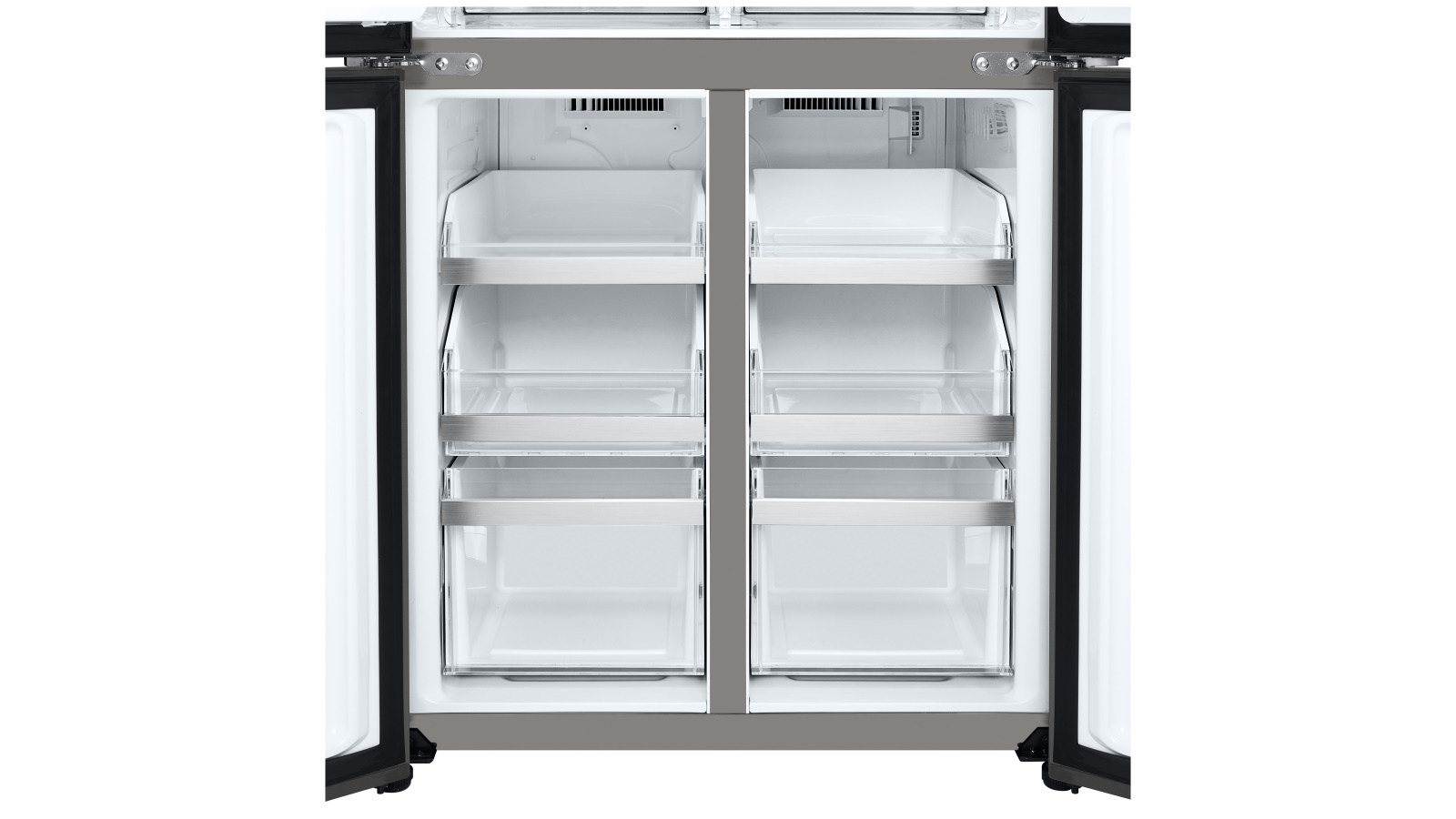 LG 530L Slim Quad Door Fridge - Stainless | Harvey Norman