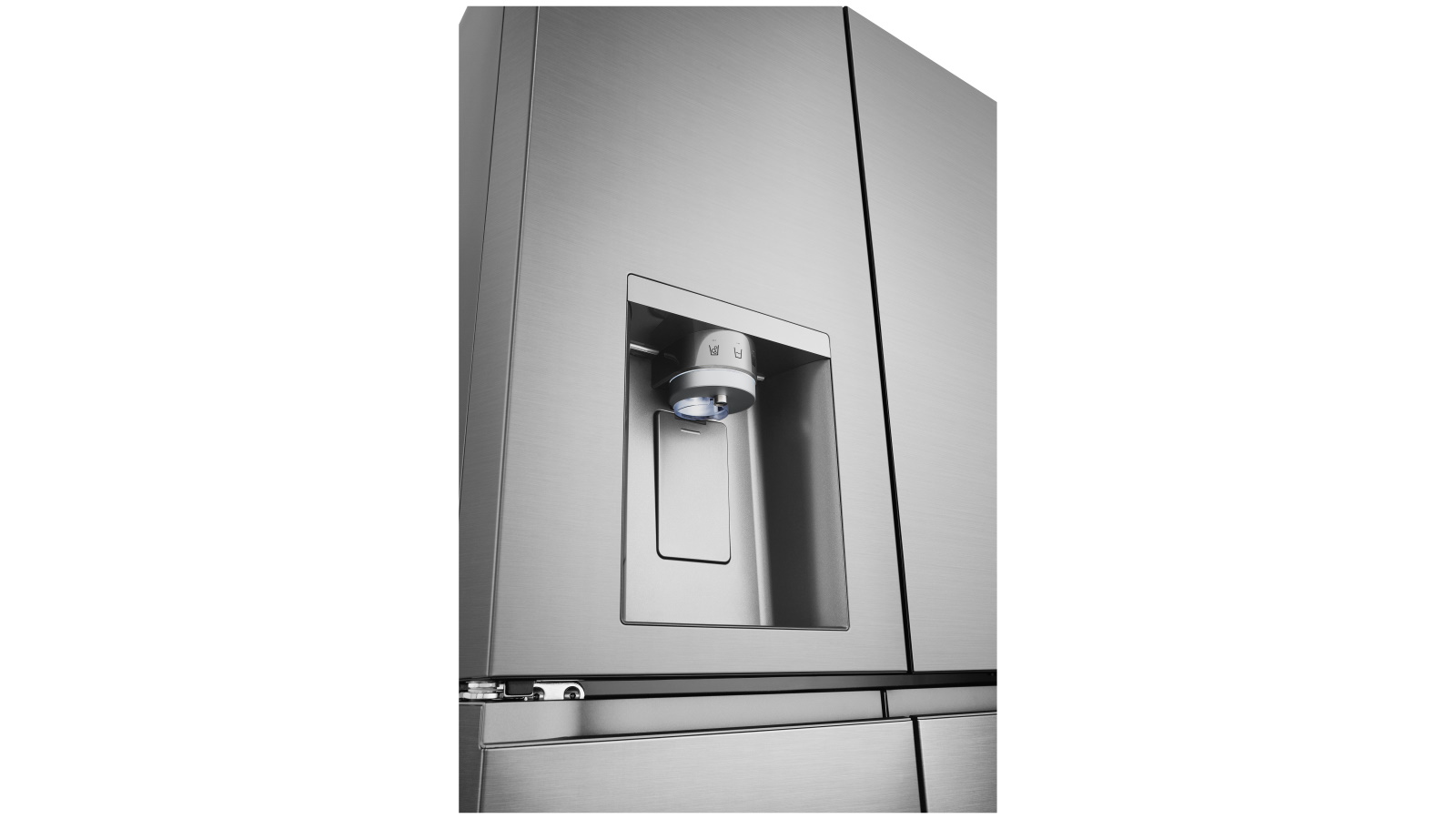 LG 506L Slim French Door Fridge with Ice & Water Dispenser - Stainless ...