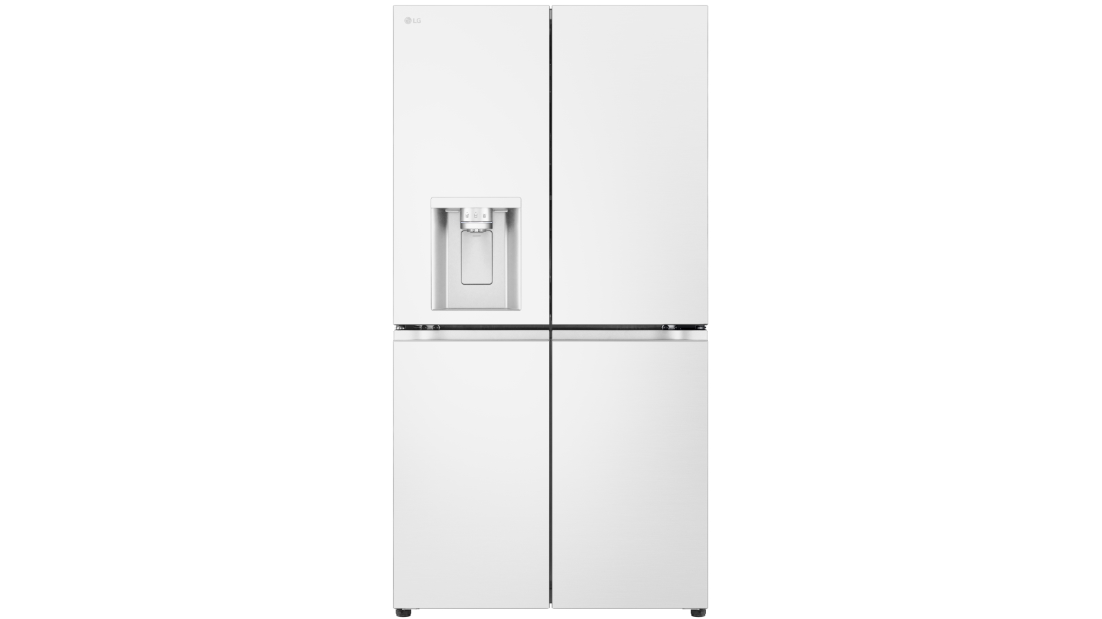 LG 637L French Door Fridge with Ice & Water Dispenser - Matte White ...