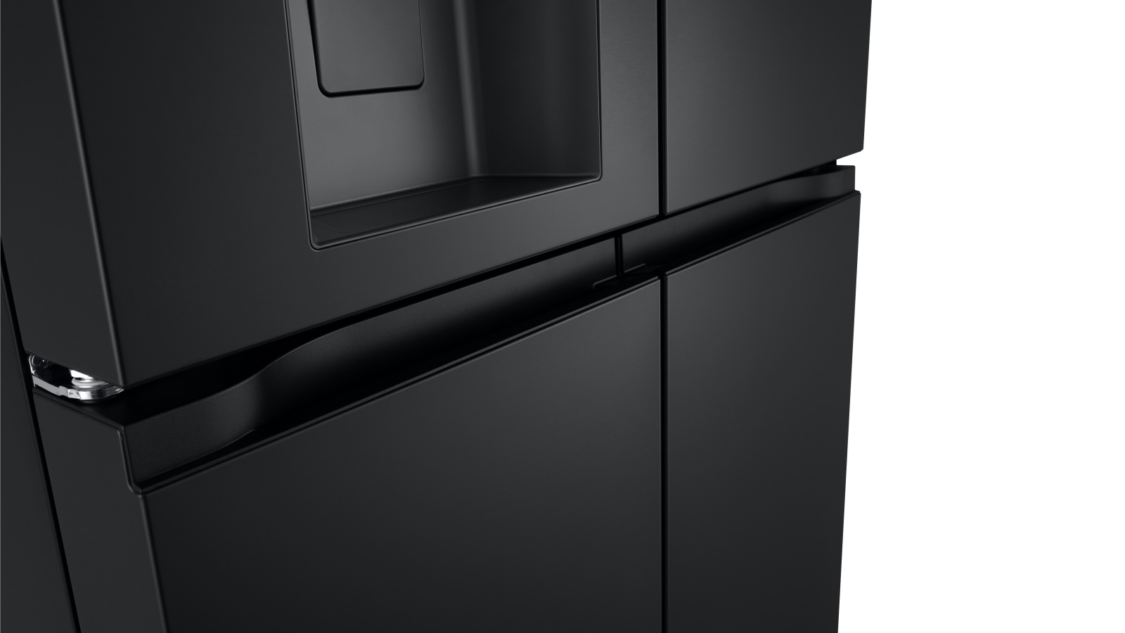 LG 506L Slim French Door Fridge with Non-Plumbed Ice & Water Dispenser ...