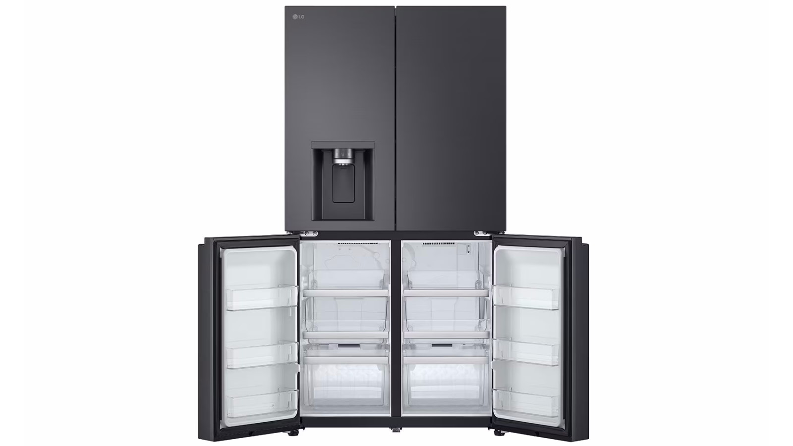 LG 636L French Door Fridge with Non Plumbed Ice & Water Dispenser ...