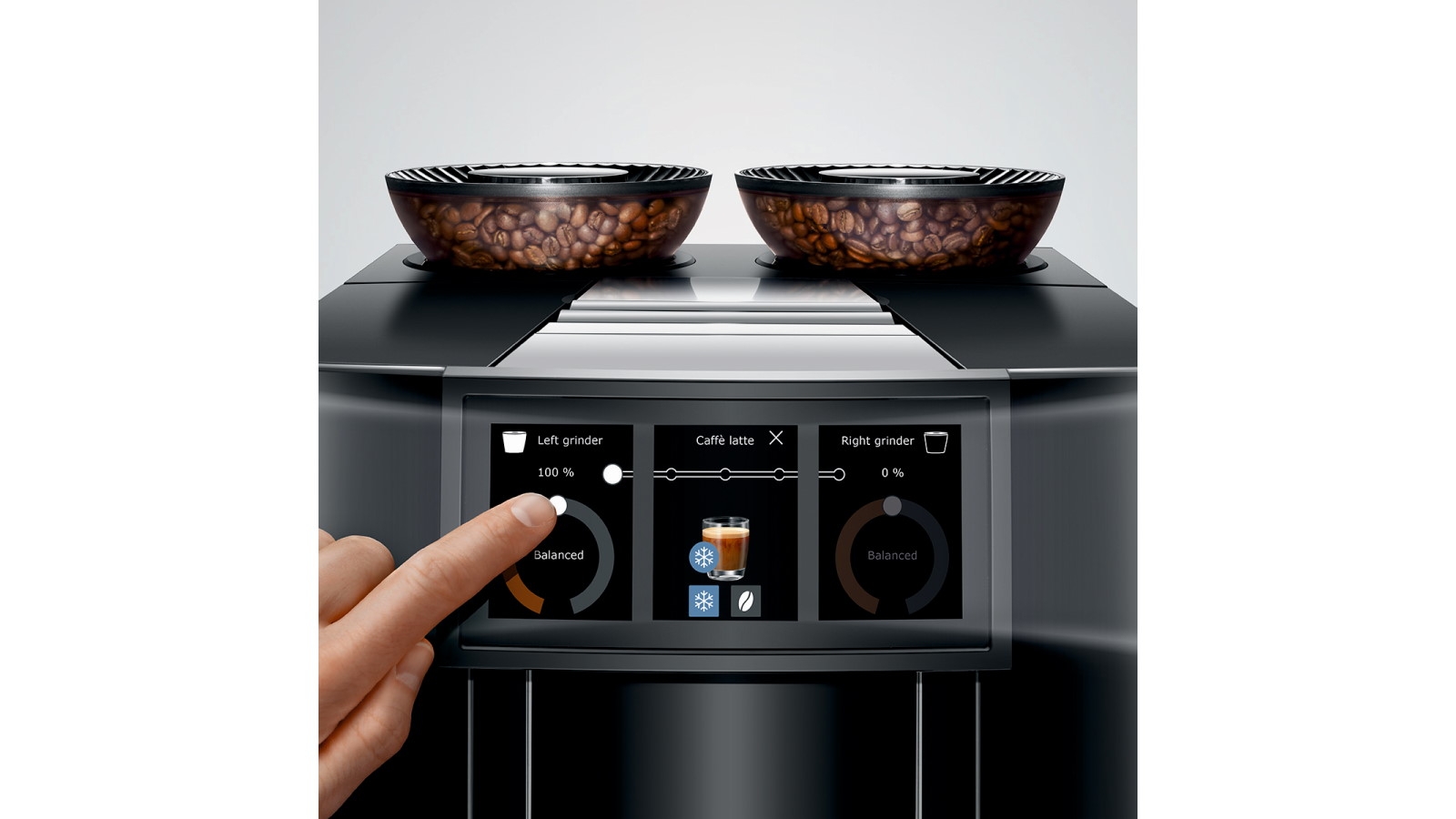 Jura GIGA 10 Automatic Coffee Machine - Diamond Black (INTA) | Harvey ...