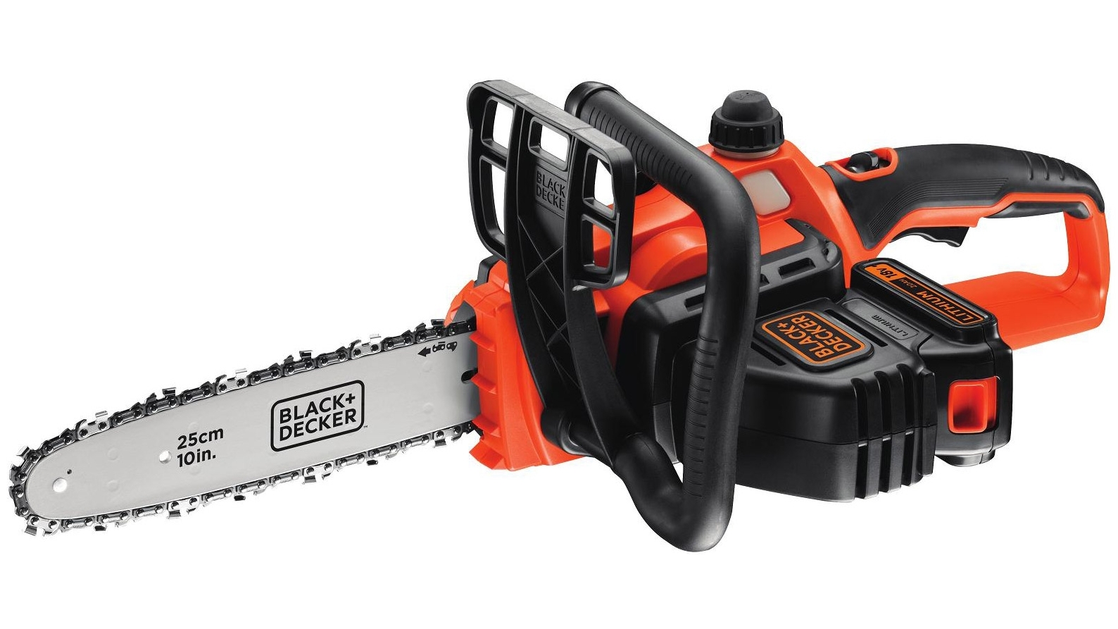 Black decker chainsaw 18v store