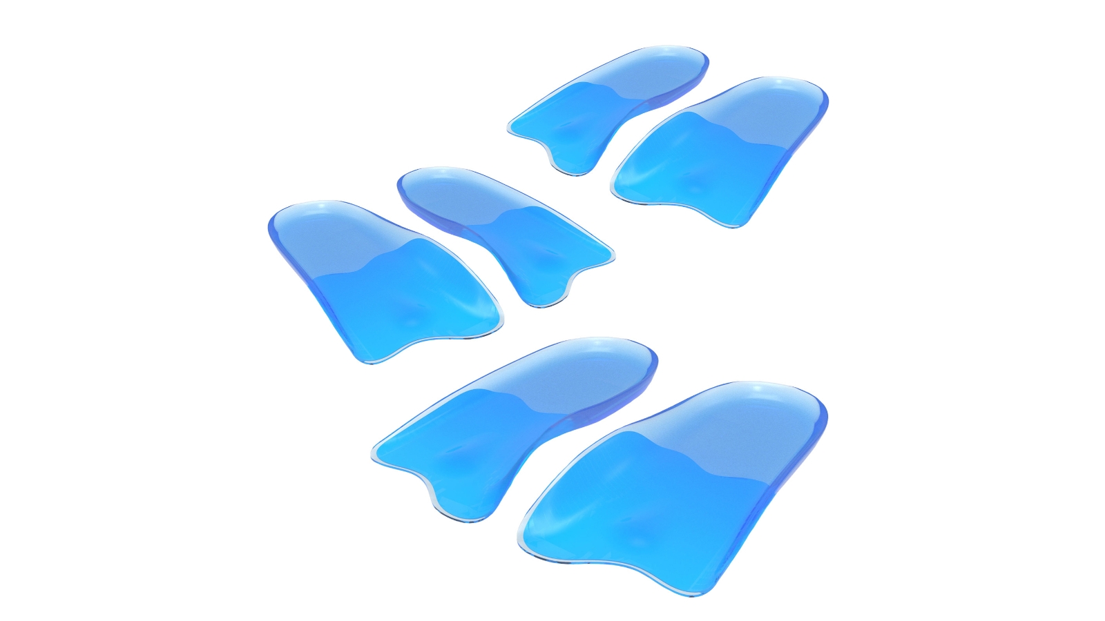 Bibal Gel Half Insoles Shoe Inserts S/M/L Set | Harvey Norman