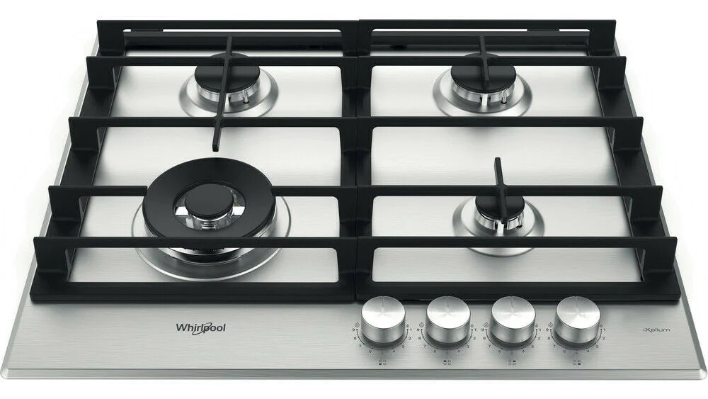Whirlpool 600mm 4 Burner Gas Cooktop - Stainless Steel Ixelium | Harvey ...