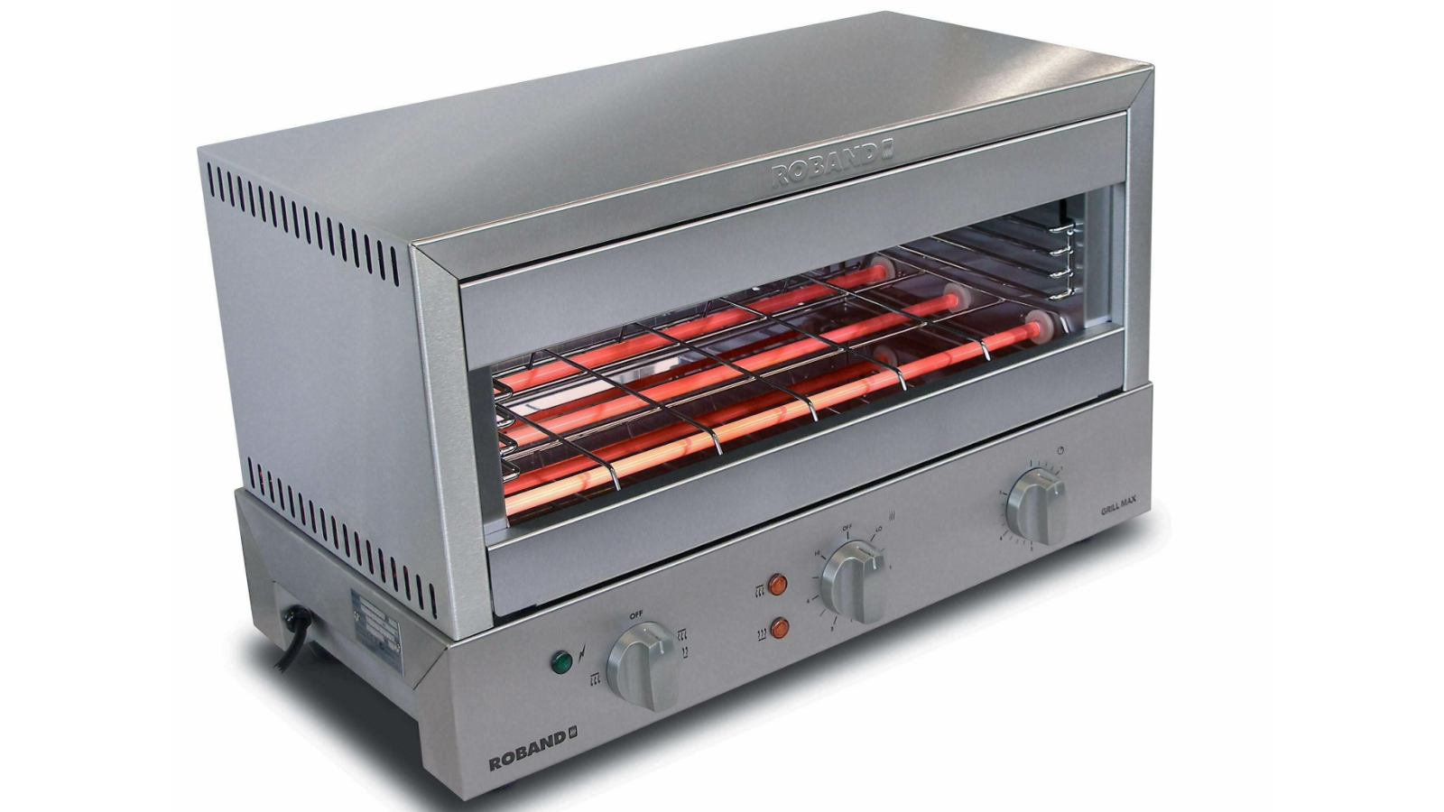 Roband 8 Slice Glass Element Grill Max Toaster | Harvey Norman