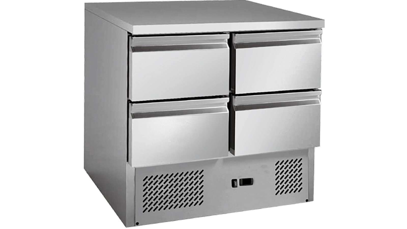 Thermaster Commercial 4-Drawer S/S Benchtop Fridge | Harvey Norman