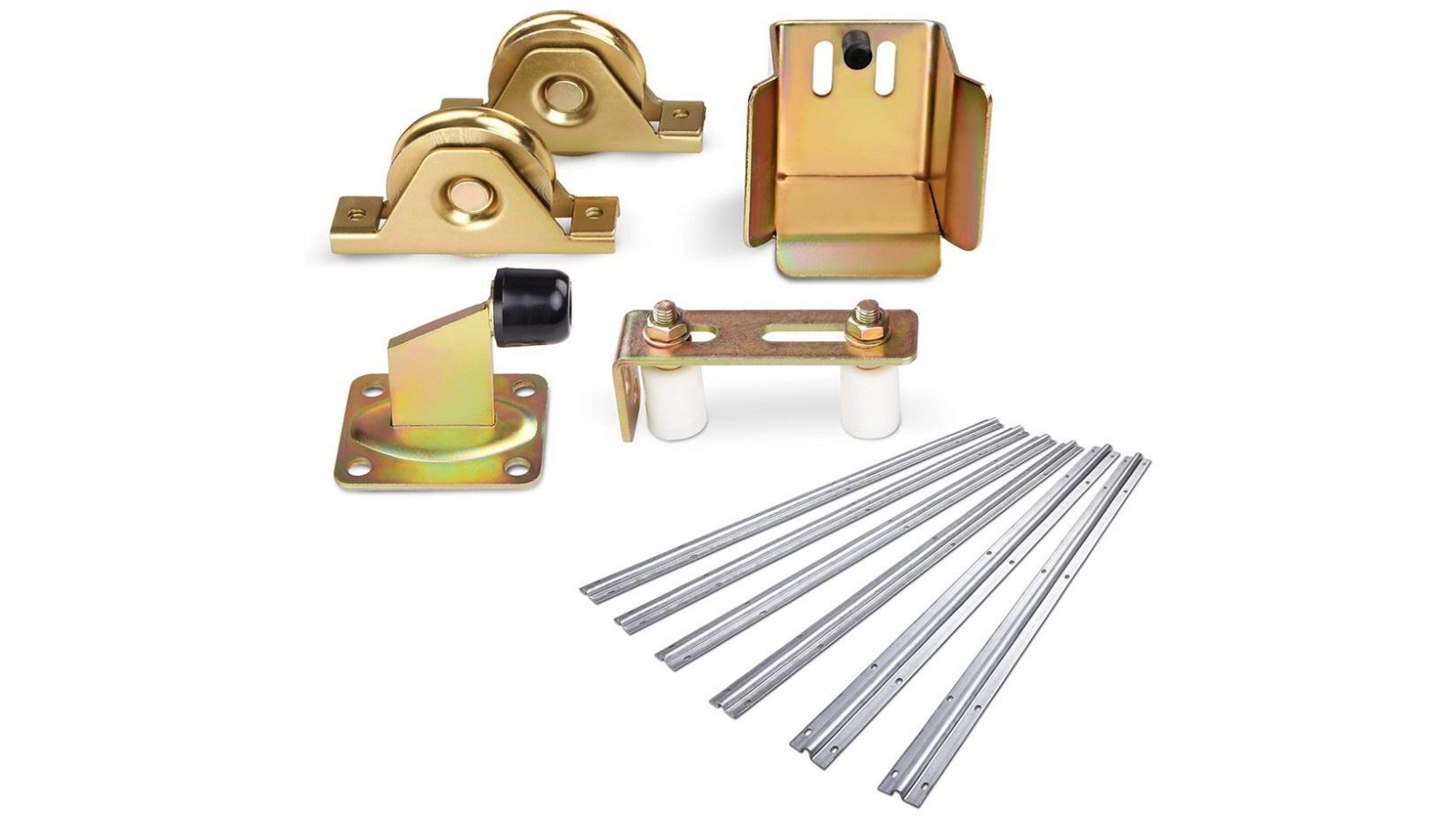 LockMaster Roller Guide Gate Opener Track Stopper Sliding Hardware ...