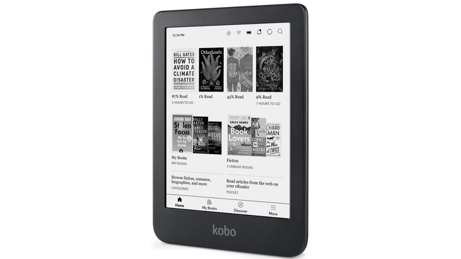 Kobo Clara 2E 6-inch eReader - Deep Ocean Blue | Harvey Norman