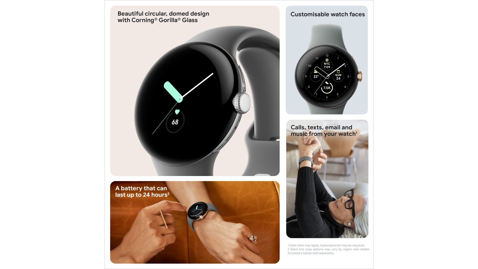 Google Pixel Watch (Wi-Fi) | Harvey Norman