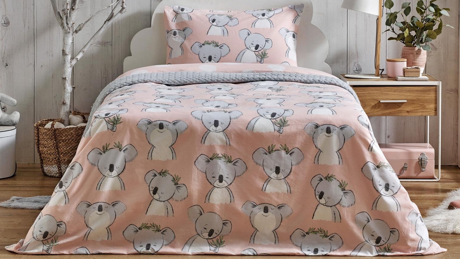 Keiko Koala Quilt Cover Set | Harvey Norman