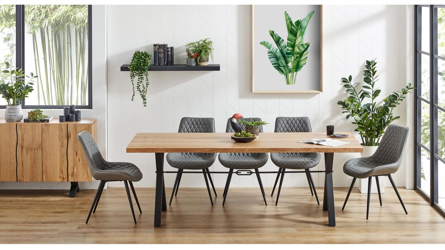 Java Dining Setting with Jade Grey Chair | Harvey Norman