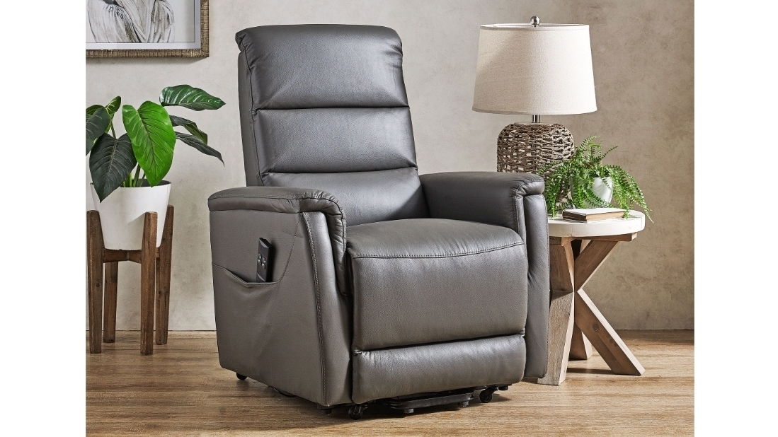 Derwent Leather Lift Chair | Harvey Norman