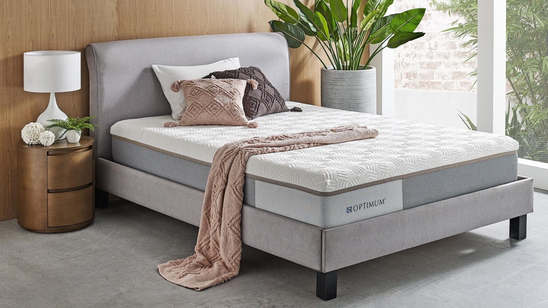 Sealy Optimum Linear Cushion Firm Mattress - Super King | Harvey Norman