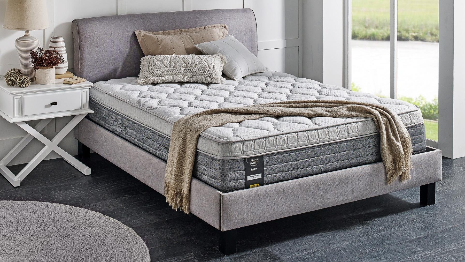 King Koil Chiro Estate Plush Mattress Super King Harvey Norman