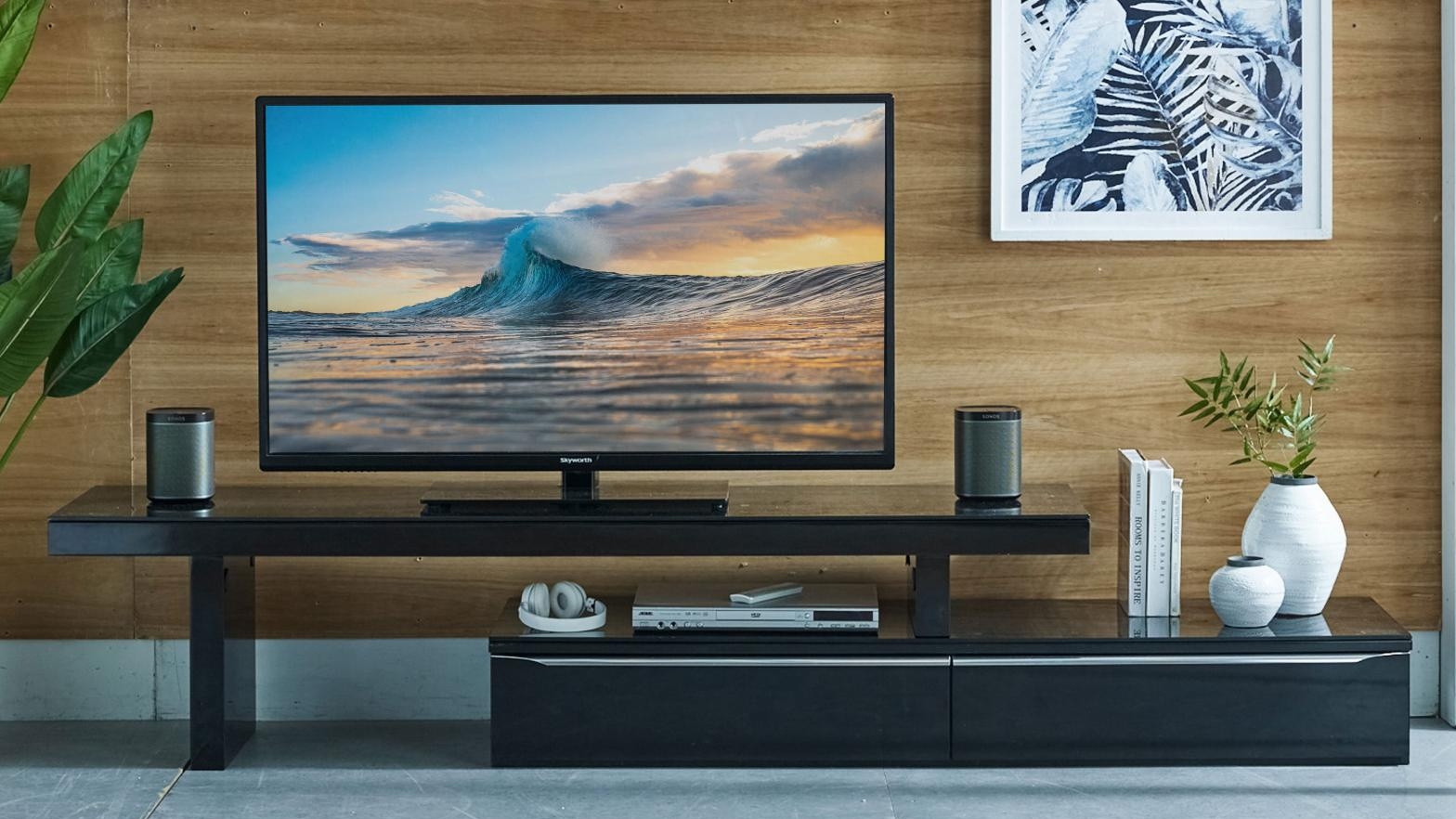 Felix 2-Drawer Entertainment Unit - Black | Harvey Norman