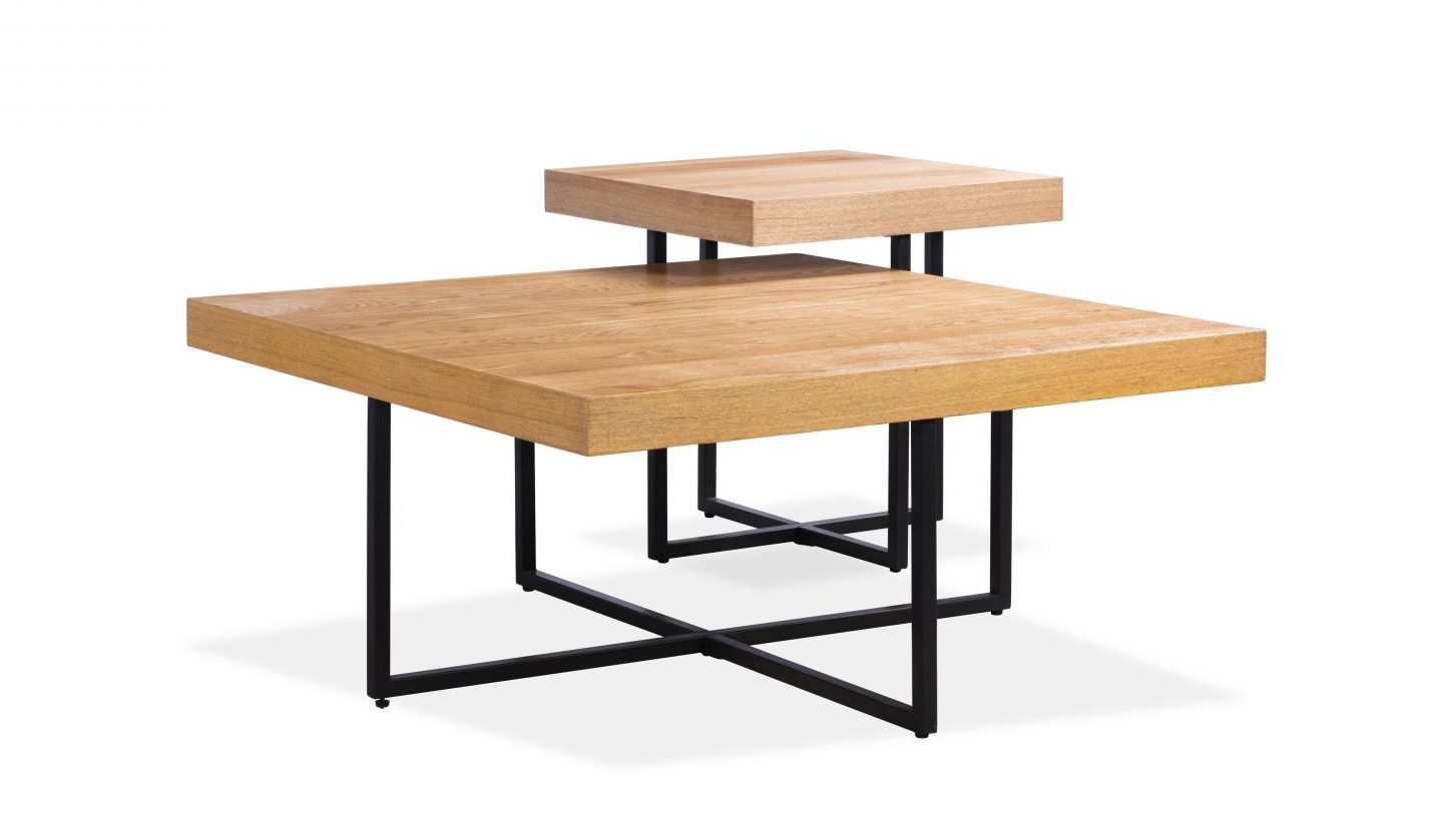 Boston 2-Piece Square Coffee Table Set | Harvey Norman