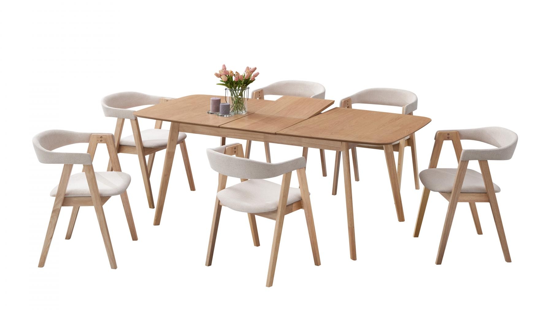 Cody 7-Piece Extension Dining Setting with Cory Chairs | Harvey Norman