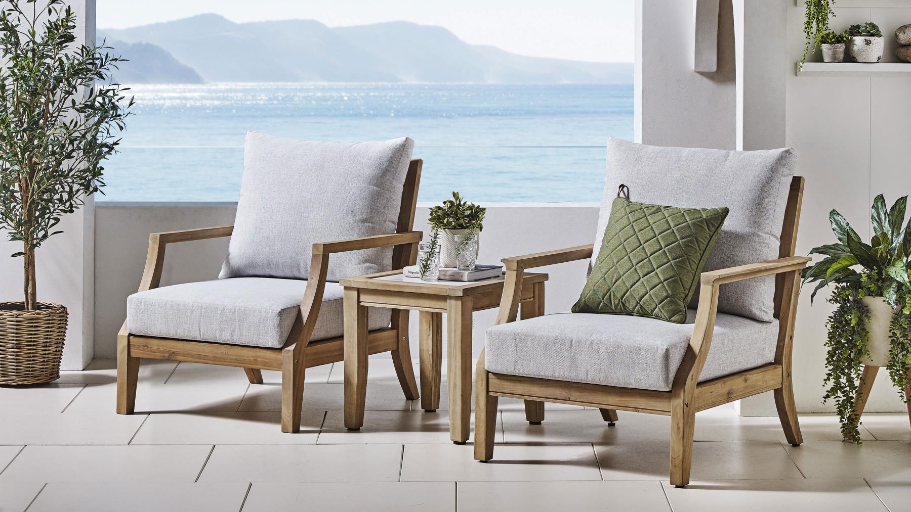 Franco 3-Piece Outdoor Chat Setting | Harvey Norman