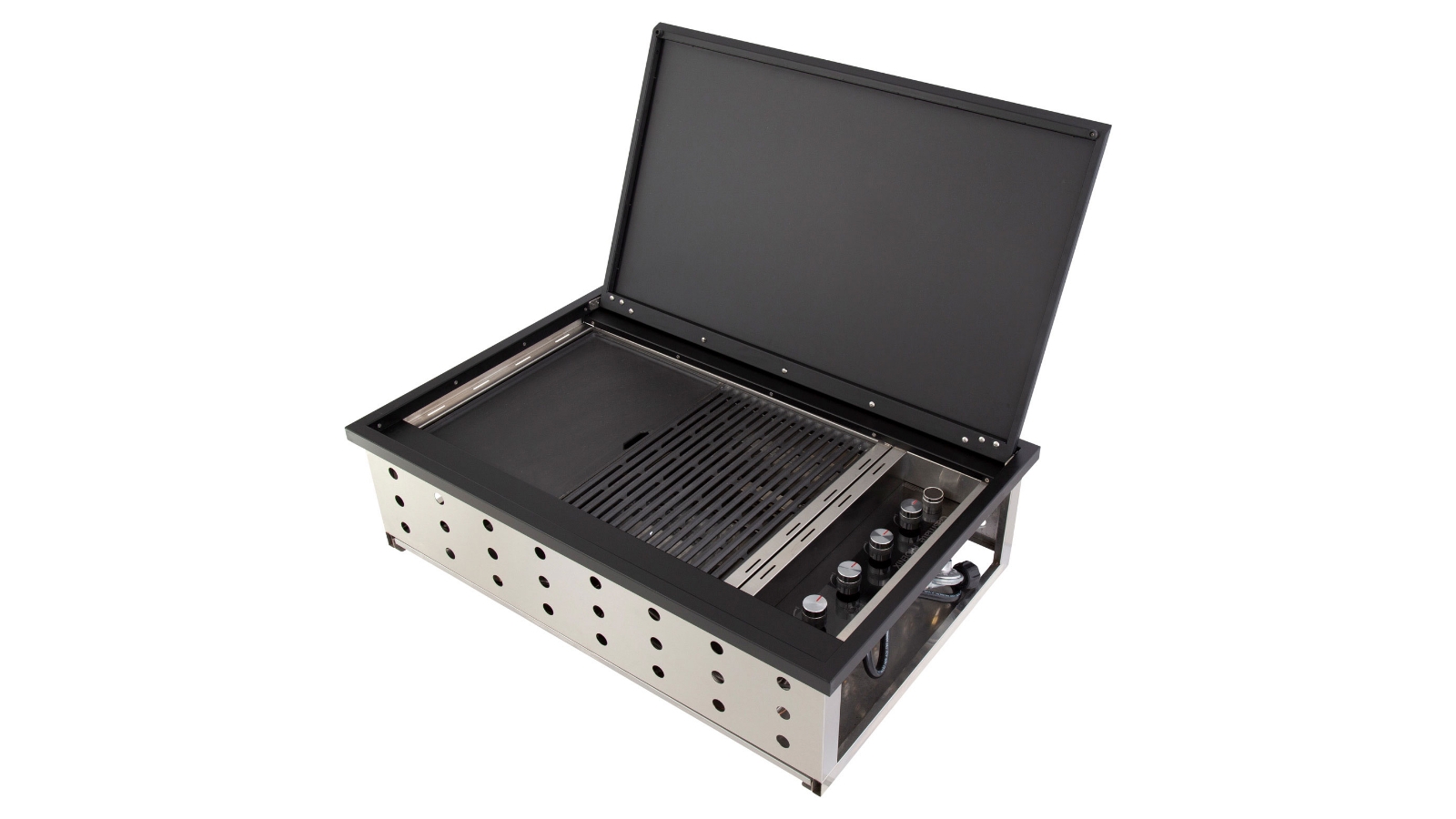 Gasmate Phoenix 4-Burner Built-In BBQ - LPG | Harvey Norman