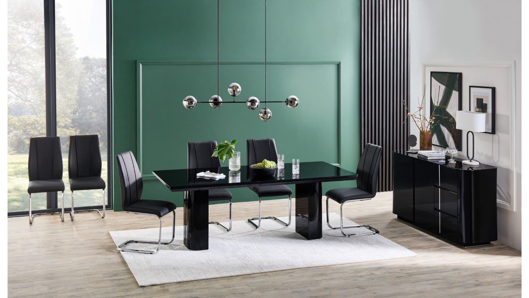 Bolero Black Dining Setting | Harvey Norman