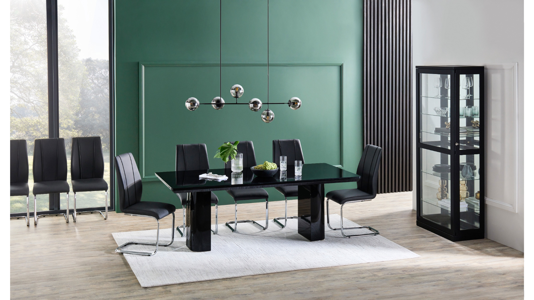Bolero Black Dining Setting | Harvey Norman