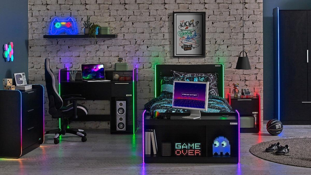 X Rocker Electra 2 - Drawer King Single Bed | Harvey Norman