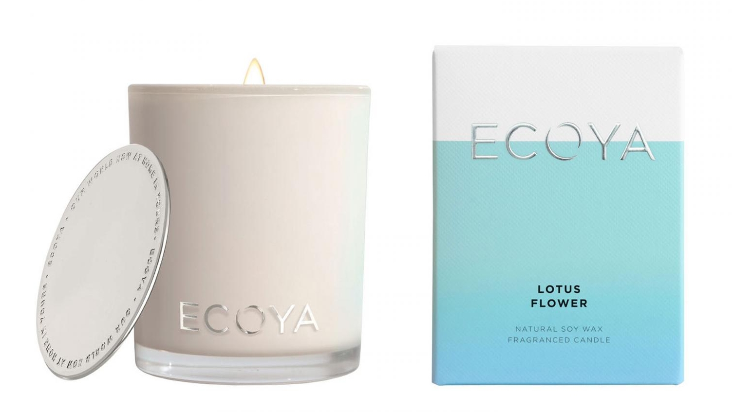 Ecoya Lotus Flower Madison 400g Candle | Harvey Norman