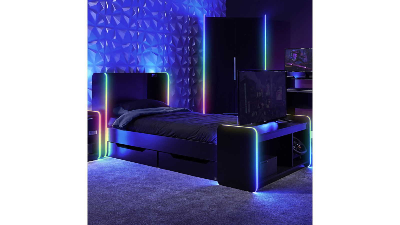 X Rocker Electra 2 - Drawer Single Bed | Harvey Norman