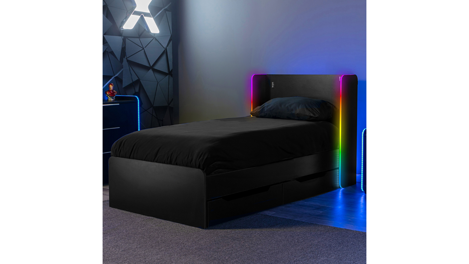 X Rocker Electra 2 - Drawer Single Bed | Harvey Norman