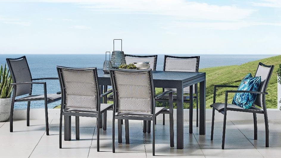 Metro Outdoor Extension Dining Setting | Harvey Norman