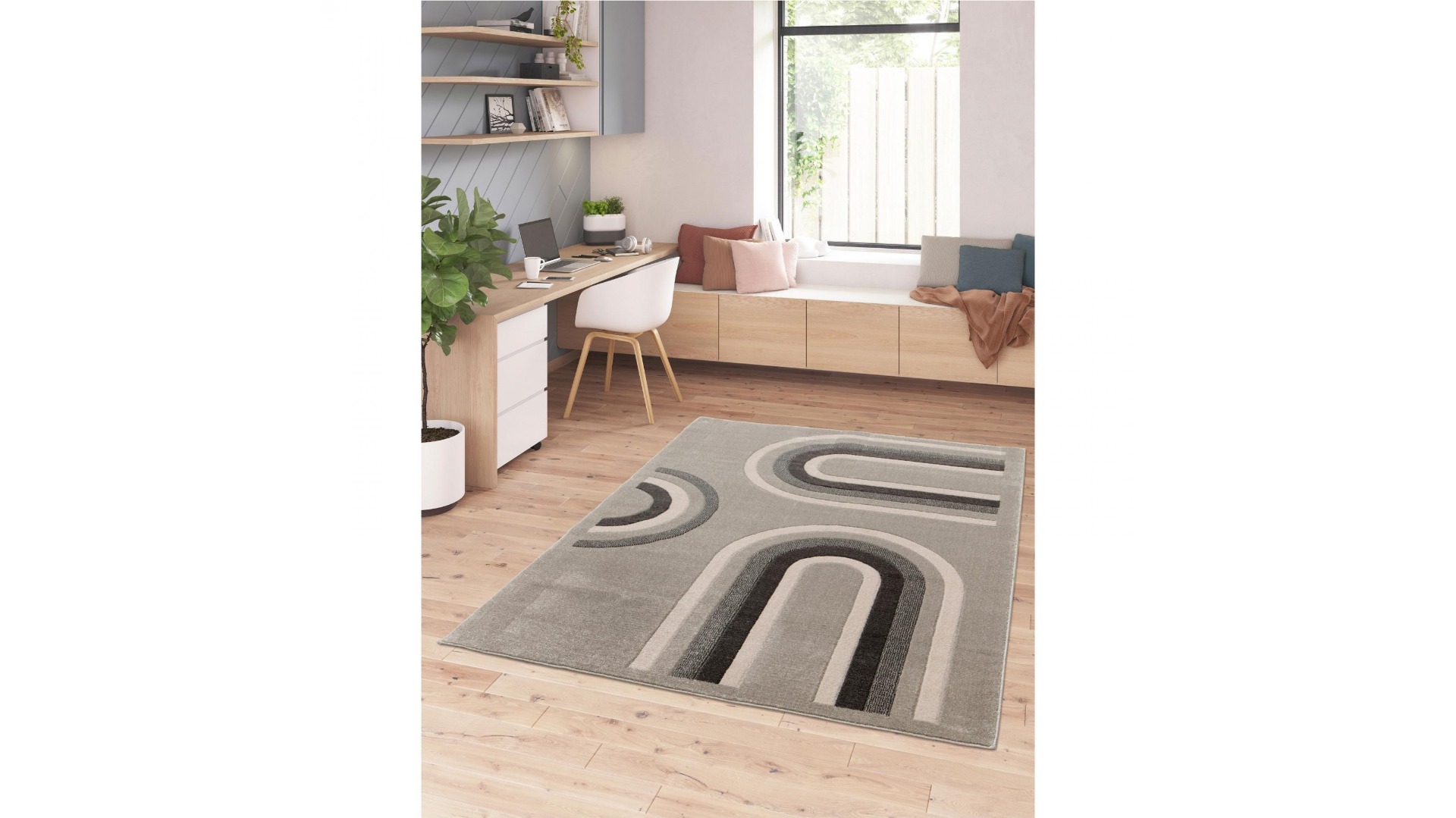 Luna Magna Grey Rug | Harvey Norman