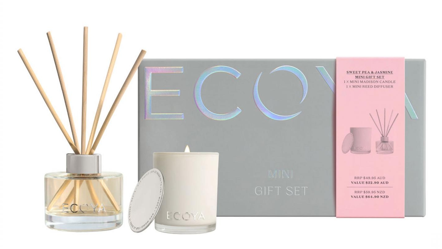 Ecoya Sweet Pea and Jasmine Mini Gift Set | Harvey Norman