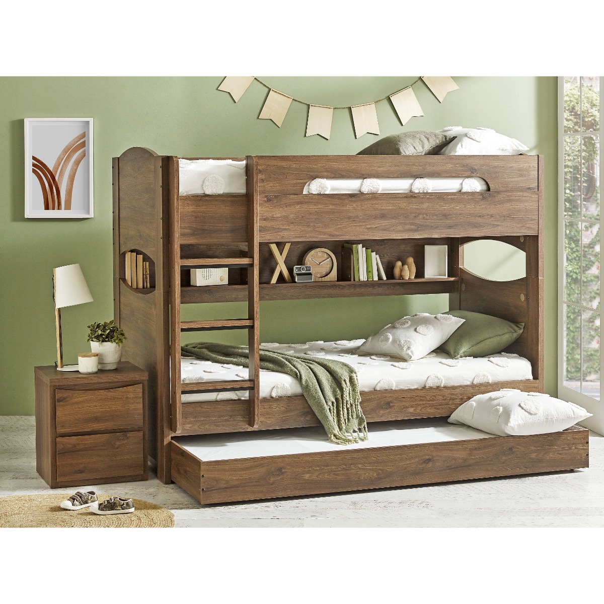 Jungle Bunk with Single Trundle