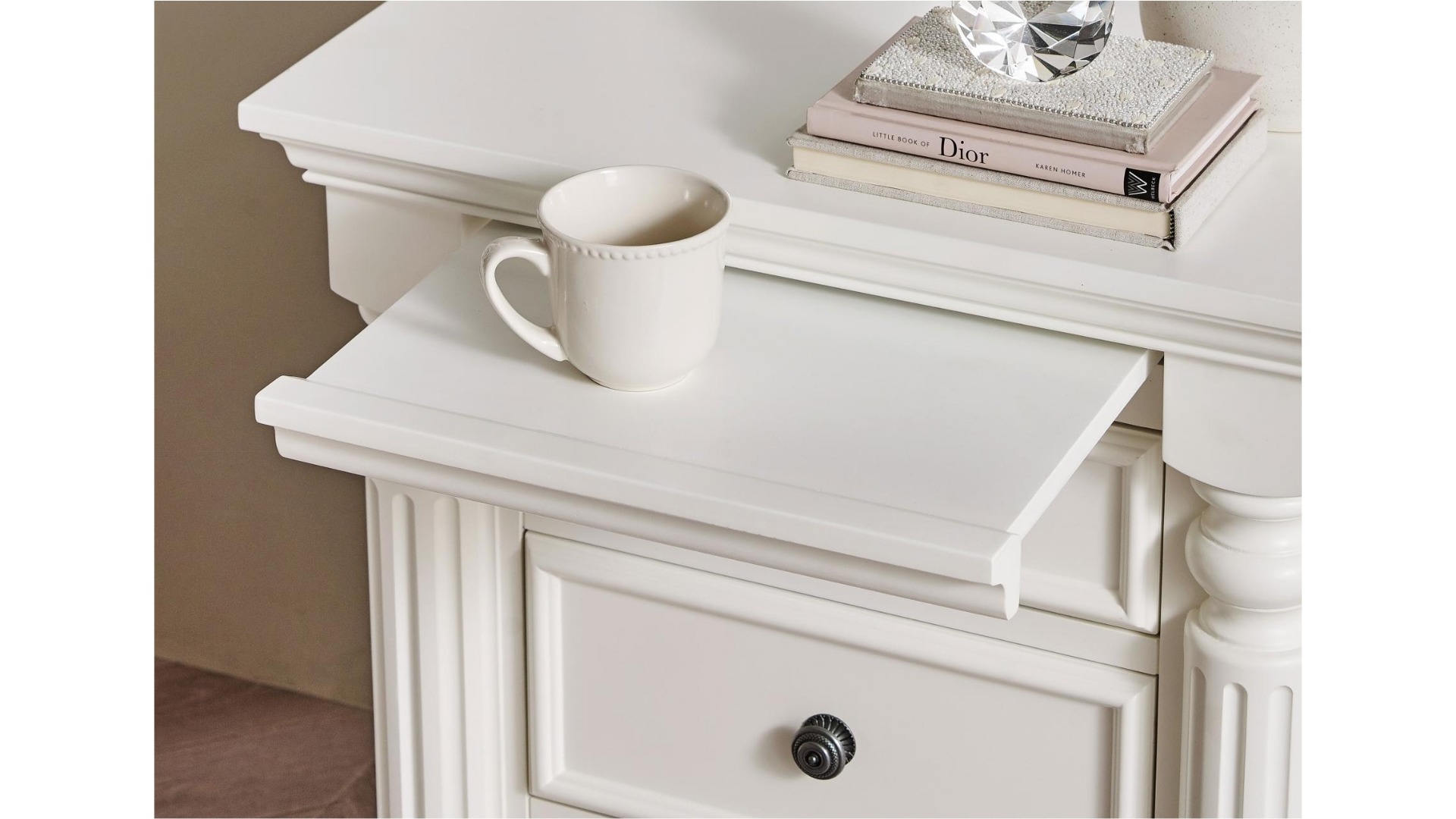 Gables 4-Drawer Bedside Table | Harvey Norman